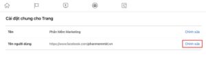 Cách đổi link fanpage facebook cực đơn giản với 4 bước