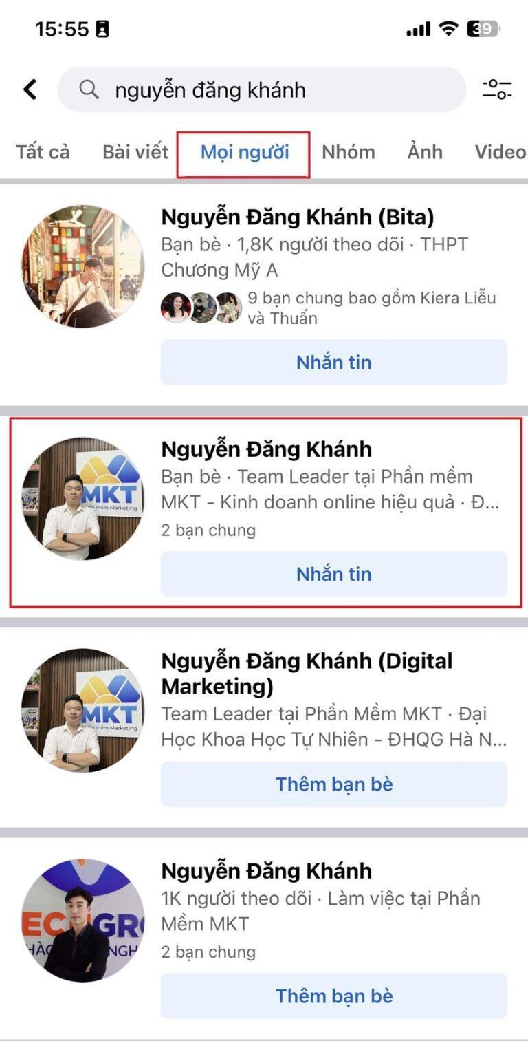 4 Cách Tìm Tài Khoản Facebook Chính Xác Nhất 2025