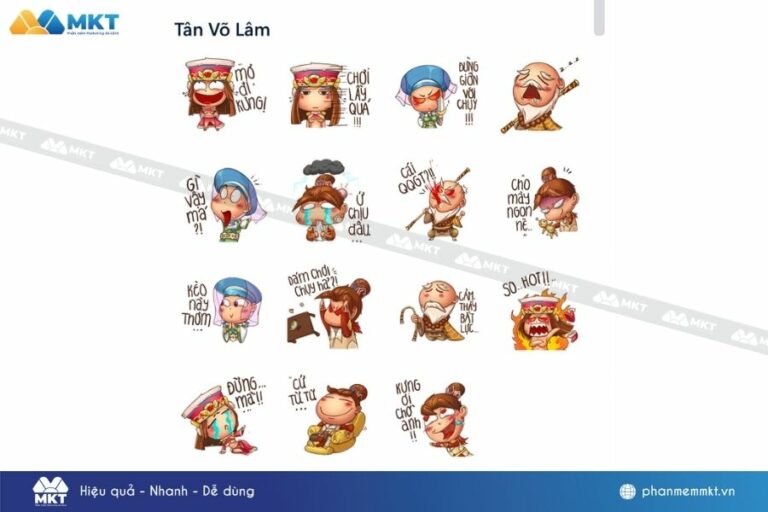 Gợi Ý 100+ Sticker Zalo Độc Lạ - Thú Vị - Vui Nhộn Nhất