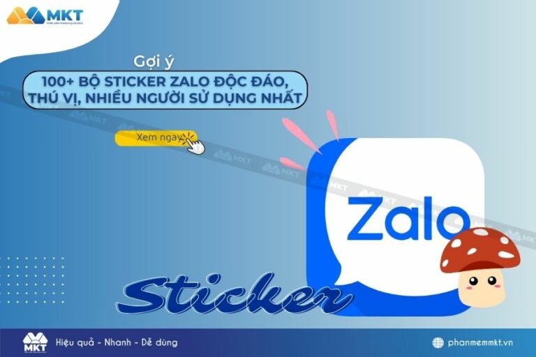 Gợi Ý 100+ Sticker Zalo Độc Lạ - Thú Vị - Vui Nhộn Nhất