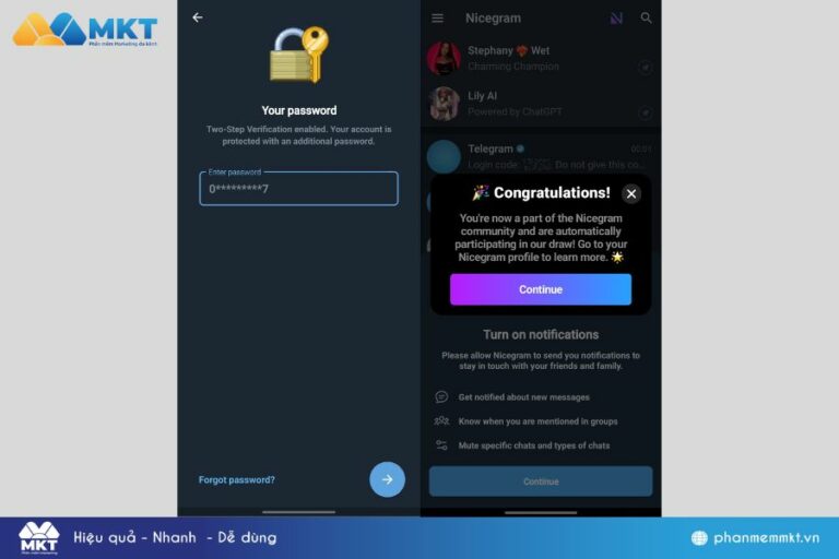 Cách đăng nhập Nicegram bằng Telegram đơn giản nhanh chóng
