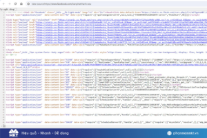 Hướng dẫn 2 cách view source Facebook siêu chi tiết