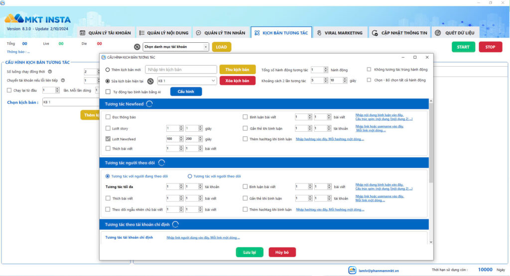 Hướng Dẫn Cách Seeding Comment bằng AI trên MKT Insta