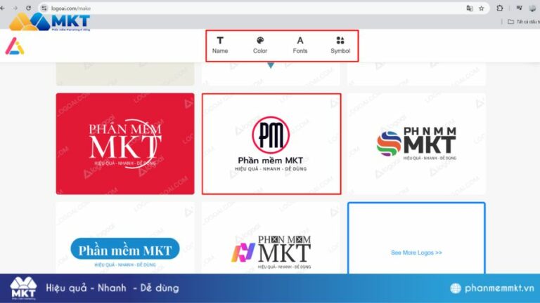 Top 8 trang web tạo logo bằng AI miễn phí đẹp, chuyên nghiệp