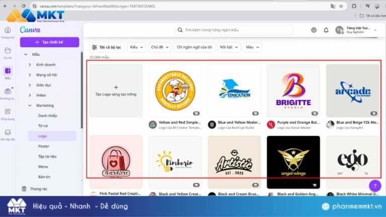 Top 8 trang web tạo logo bằng AI miễn phí đẹp, chuyên nghiệp