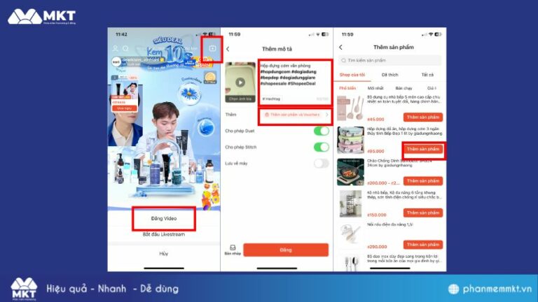 6 Bước gắn tag video Shopee cho người mới bán hàng