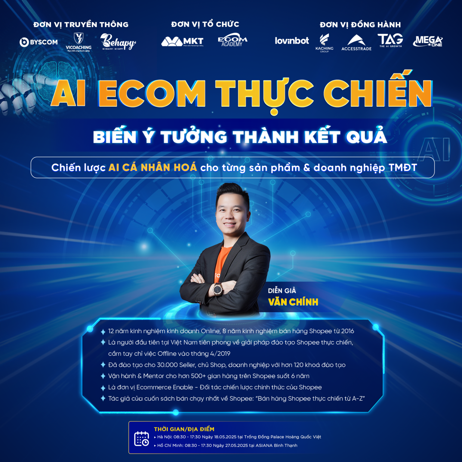 Sự Kiện: "AI ECOM THỰC CHIẾN: Biến Ý Tưởng Thành Kết Quả"