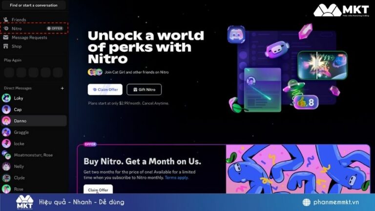 7 Cách lấy Nitro Discord free mới nhất 2025